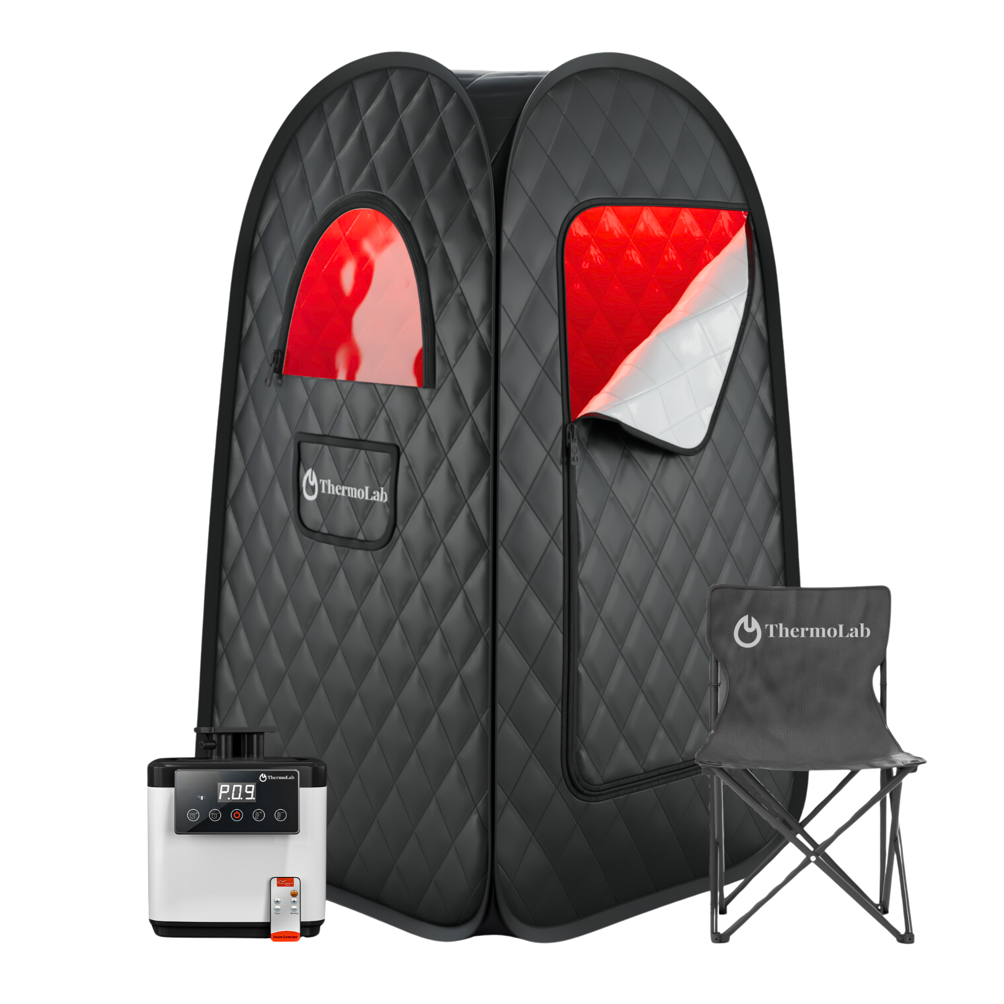 ThermoLab Pro Portable Infrared Steam Sauna – Home Spa for Recovery ...